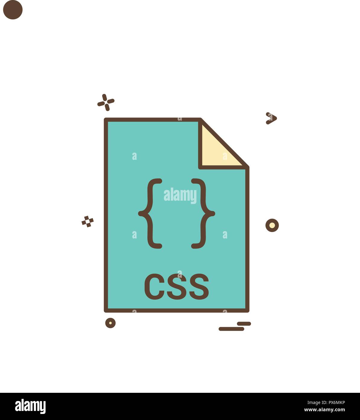 css file file extension file format icon vector design Stock Vector ... css file file extension file format icon vector design Stock Vector ...