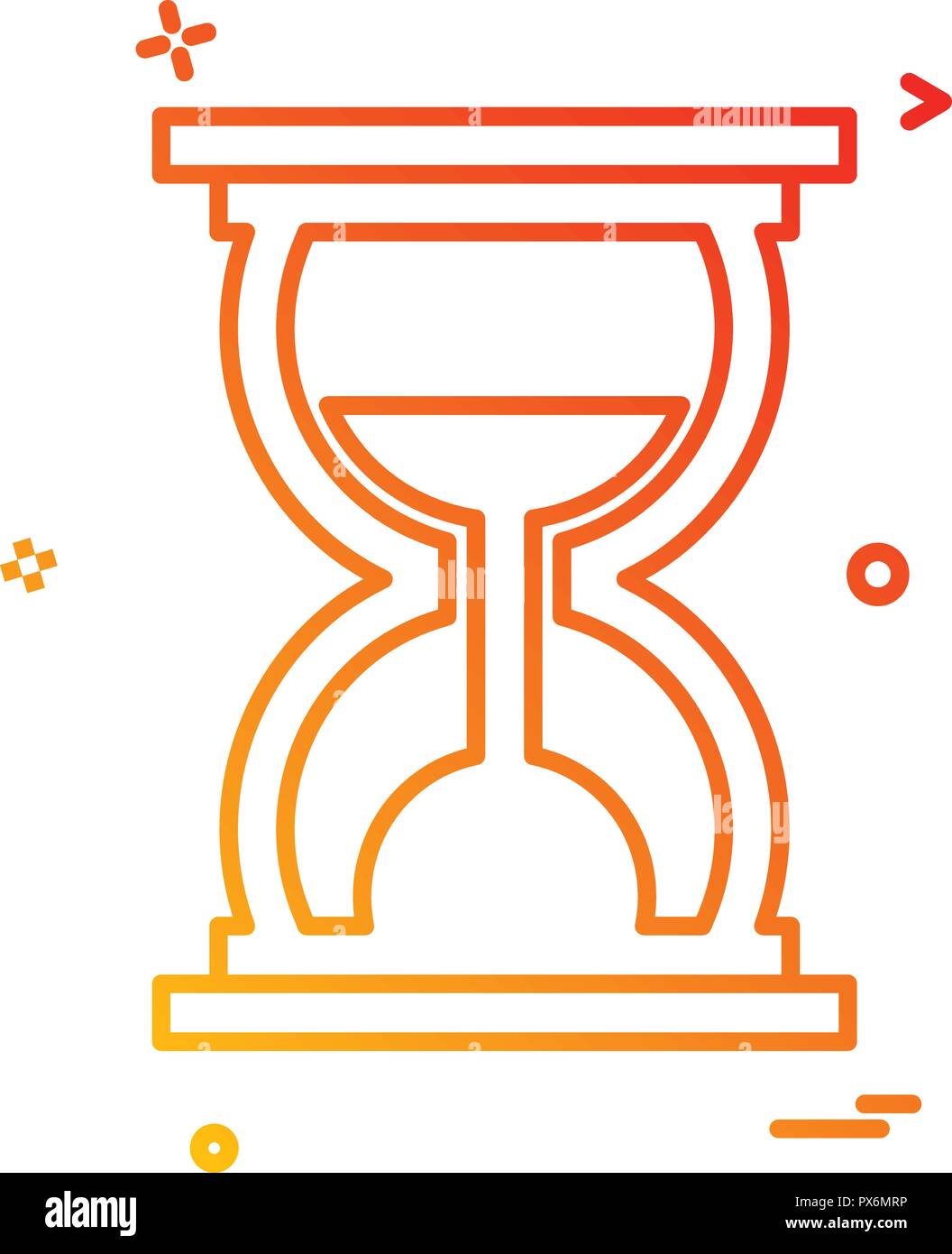 Wait icon design vector Stock Vector Image & Art - Alamy