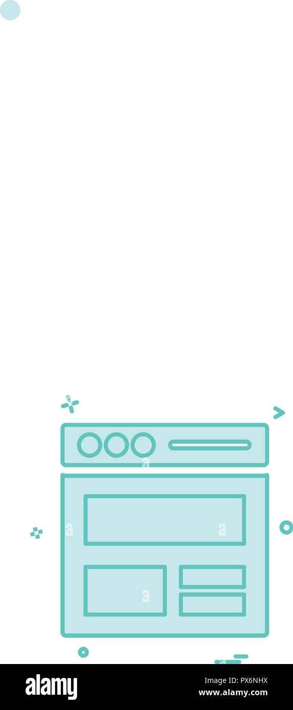 Web layouts icon design vector Stock Vector Image & Art - Alamy