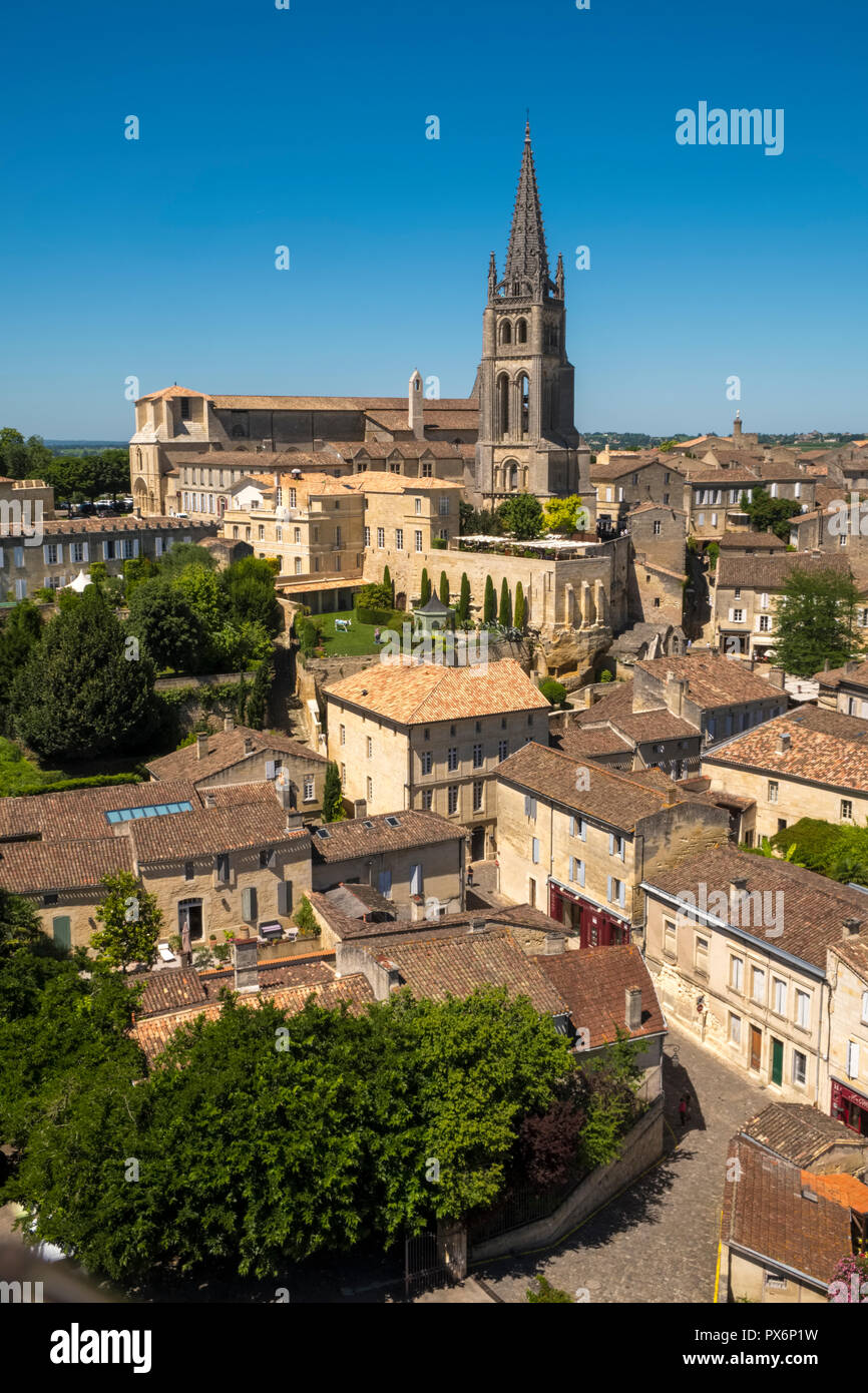 The village of Saint Emilion, France, Europe Stock Photo - Alamy