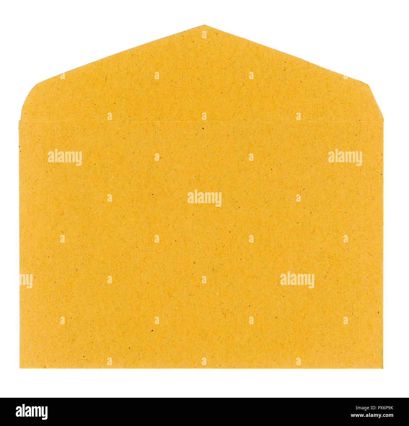brown paper letter envelope for mail postage over white background ...