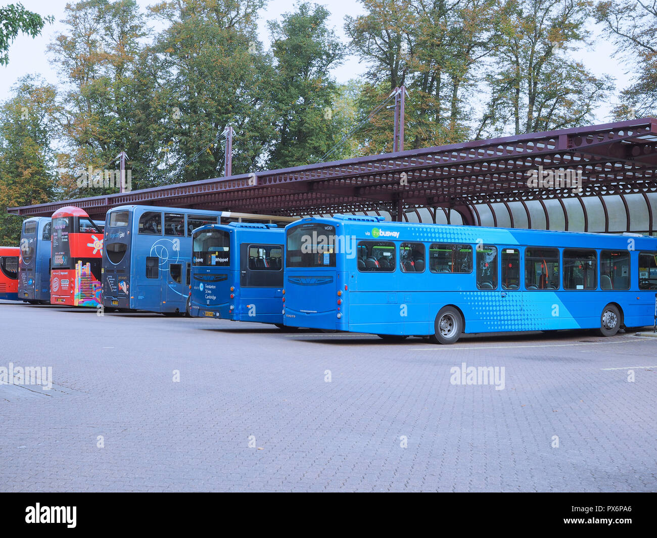 CAMBRIDGE, UK - CIRCA OCTOBER 2018: Bus station Stock Photo - Alamy