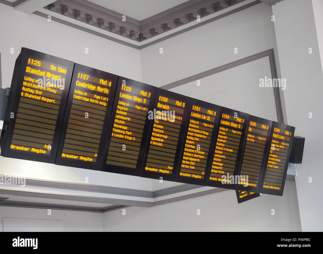 Timetable Display High Resolution Stock Photography and Images - Alamy