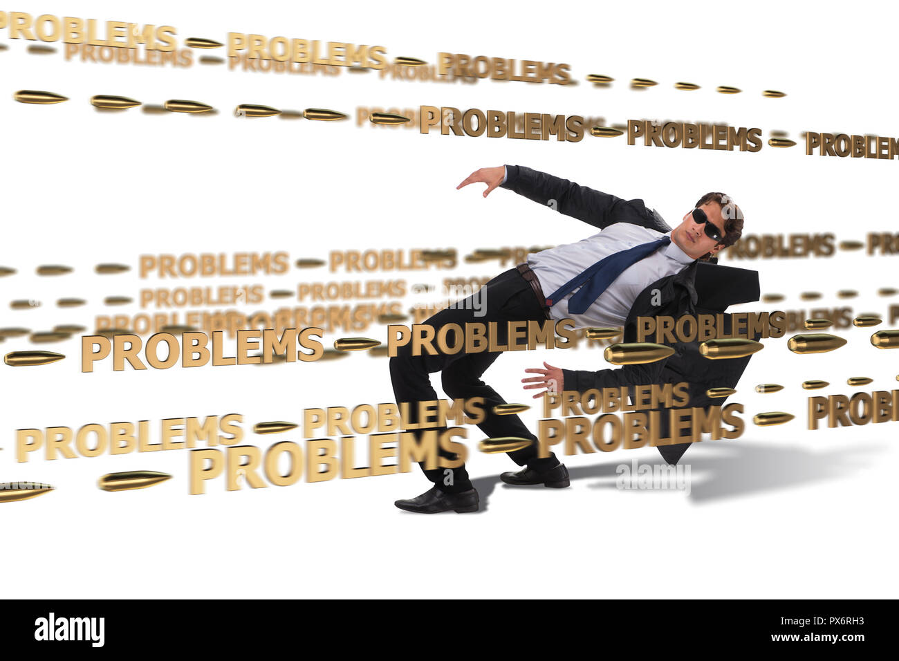 Business problem and challenge concept with businessman Stock Photo - Alamy