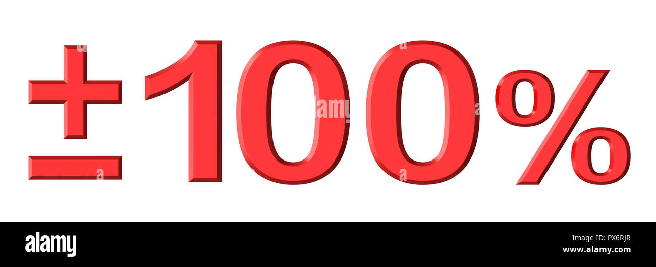 One hundred percent off hi-res stock photography and images - Alamy
