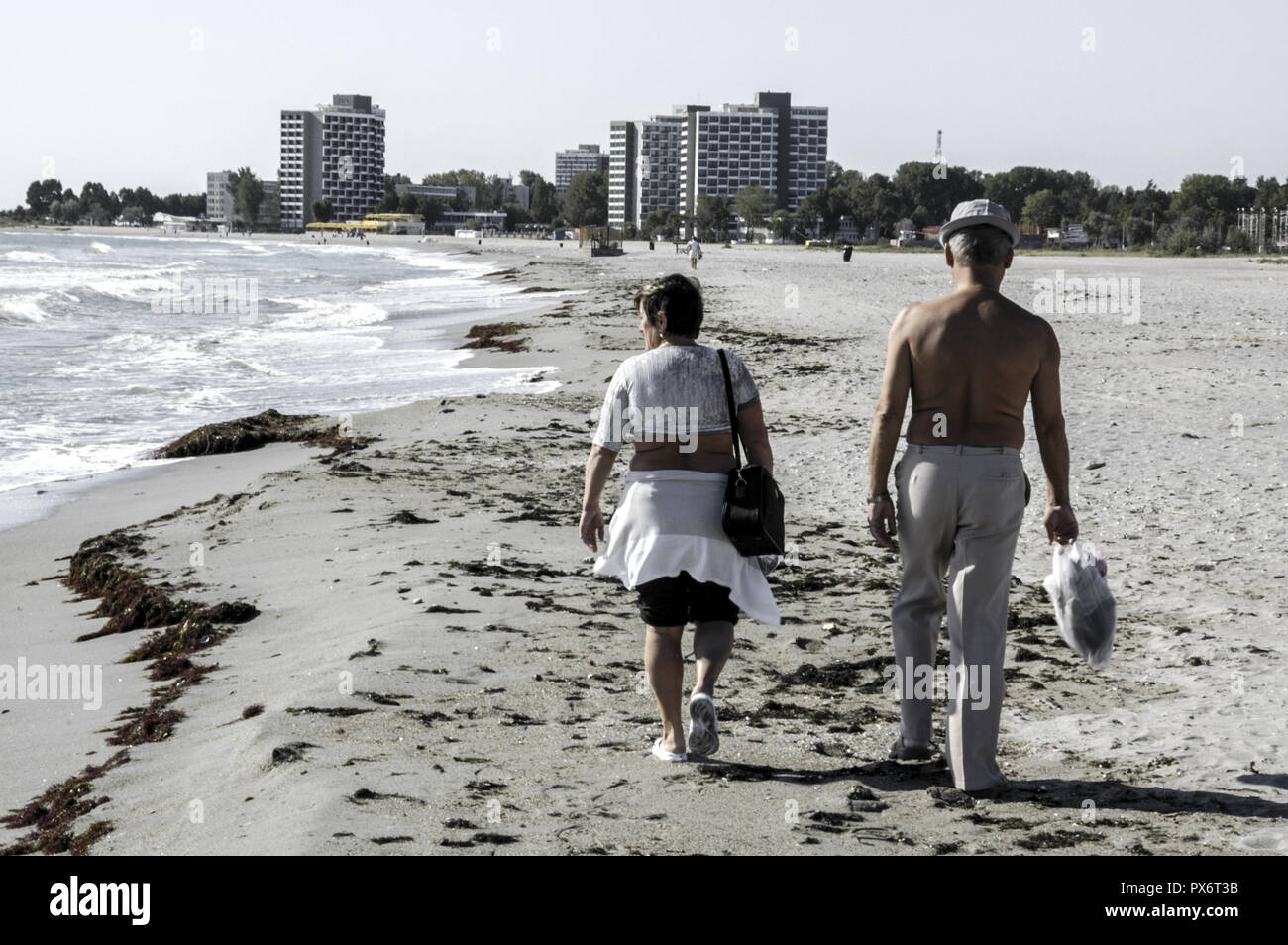 Black Sea Coast, tourist resort Saturn, Romania, Saturn Stock Photo - Alamy