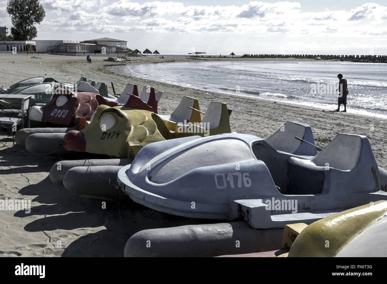 Black Sea Coast, tourist resort Venus, Romania, Venus Stock Photo - Alamy