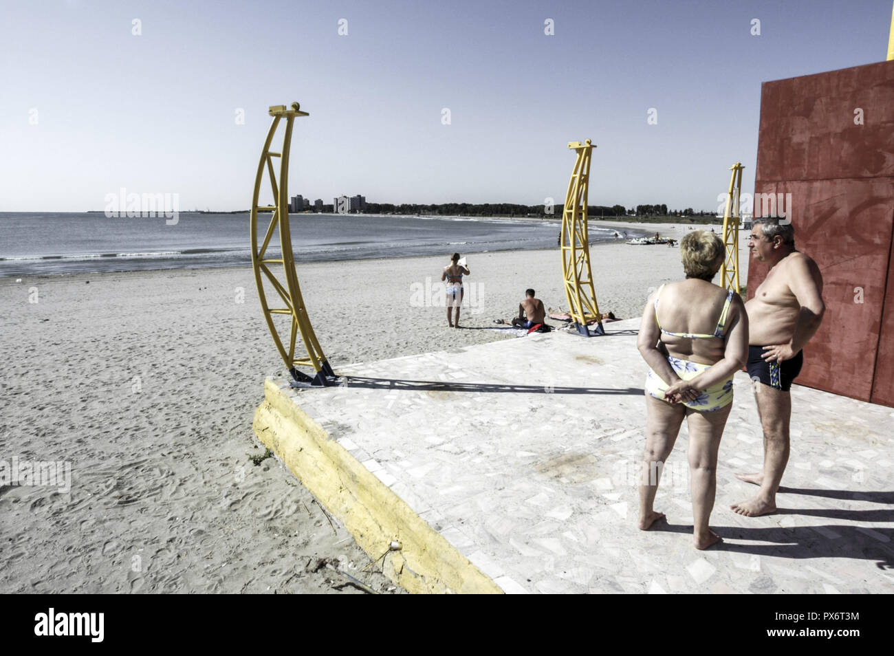 Black Sea Coast, tourist resort Venus, Romania, Venus Stock Photo - Alamy