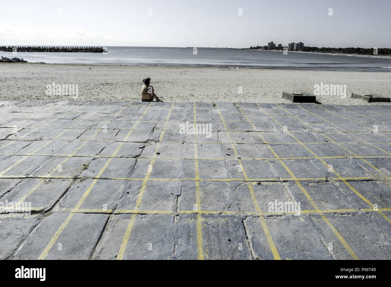 Black Sea Coast, tourist resort Venus, Romania, Venus Stock Photo - Alamy