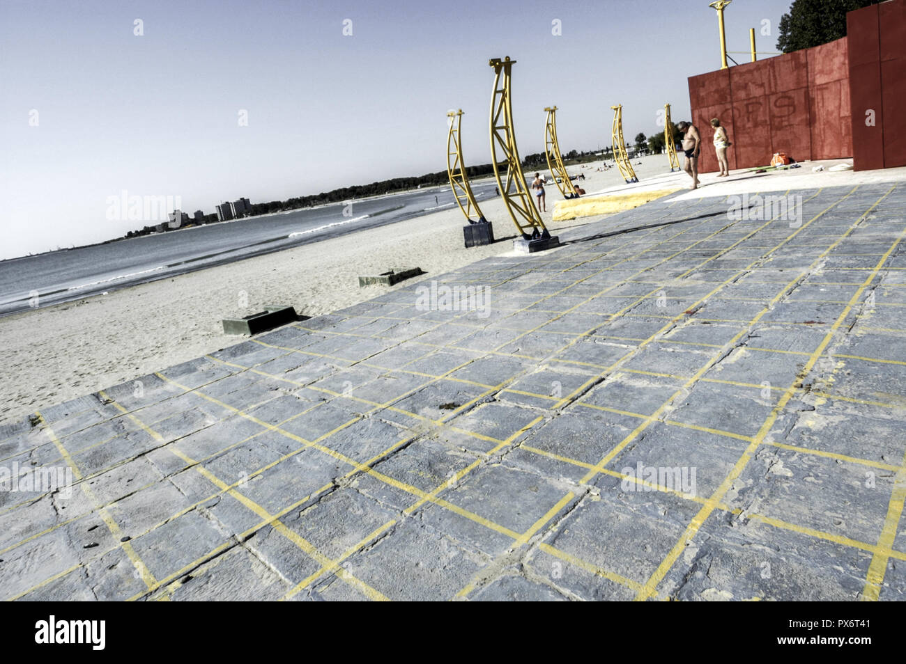 Black Sea Coast, tourist resort Venus, Romania, Venus Stock Photo - Alamy