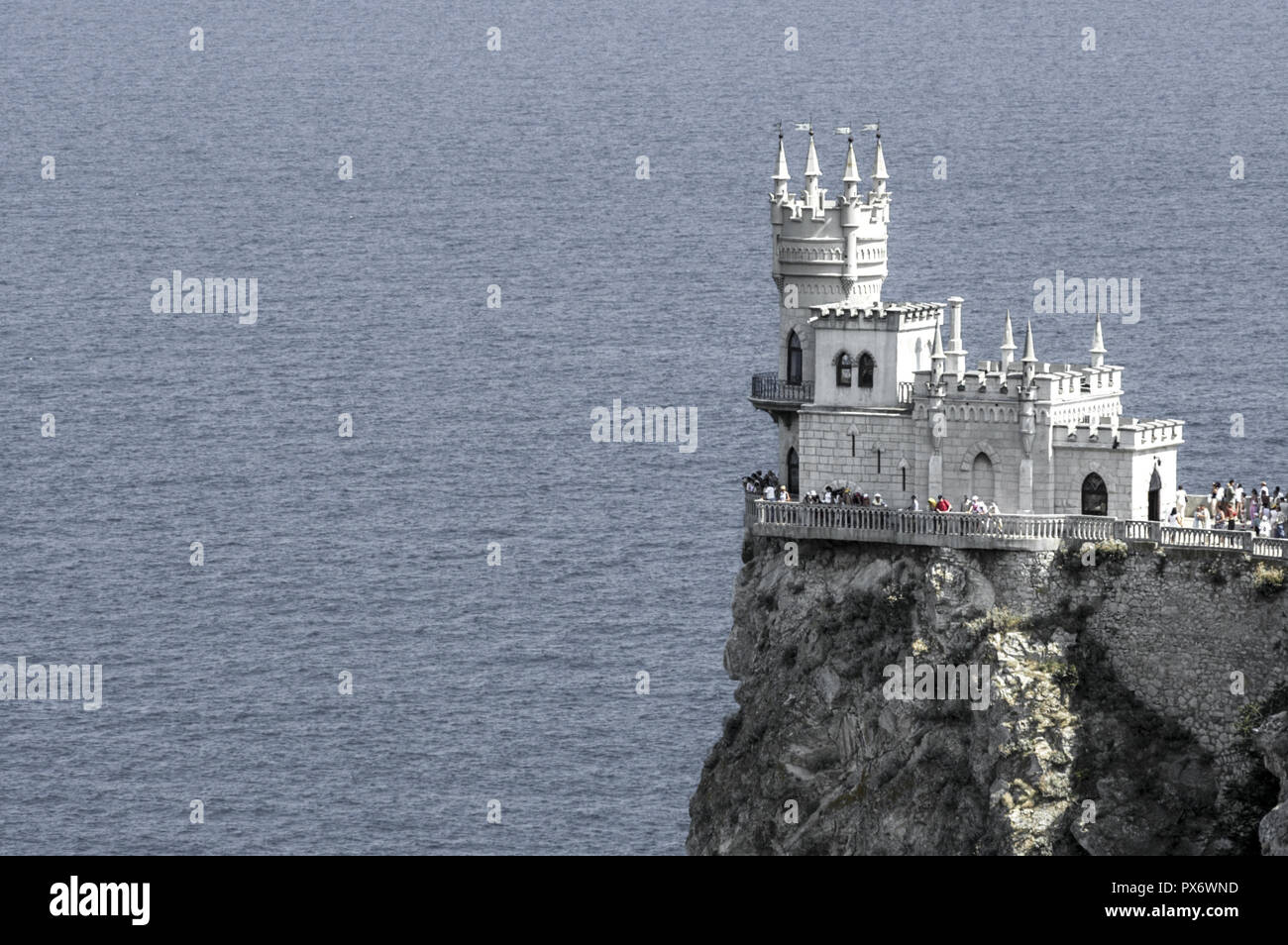 Crimea, castle swallows nest, Ukraine, Jalta area Stock Photo - Alamy