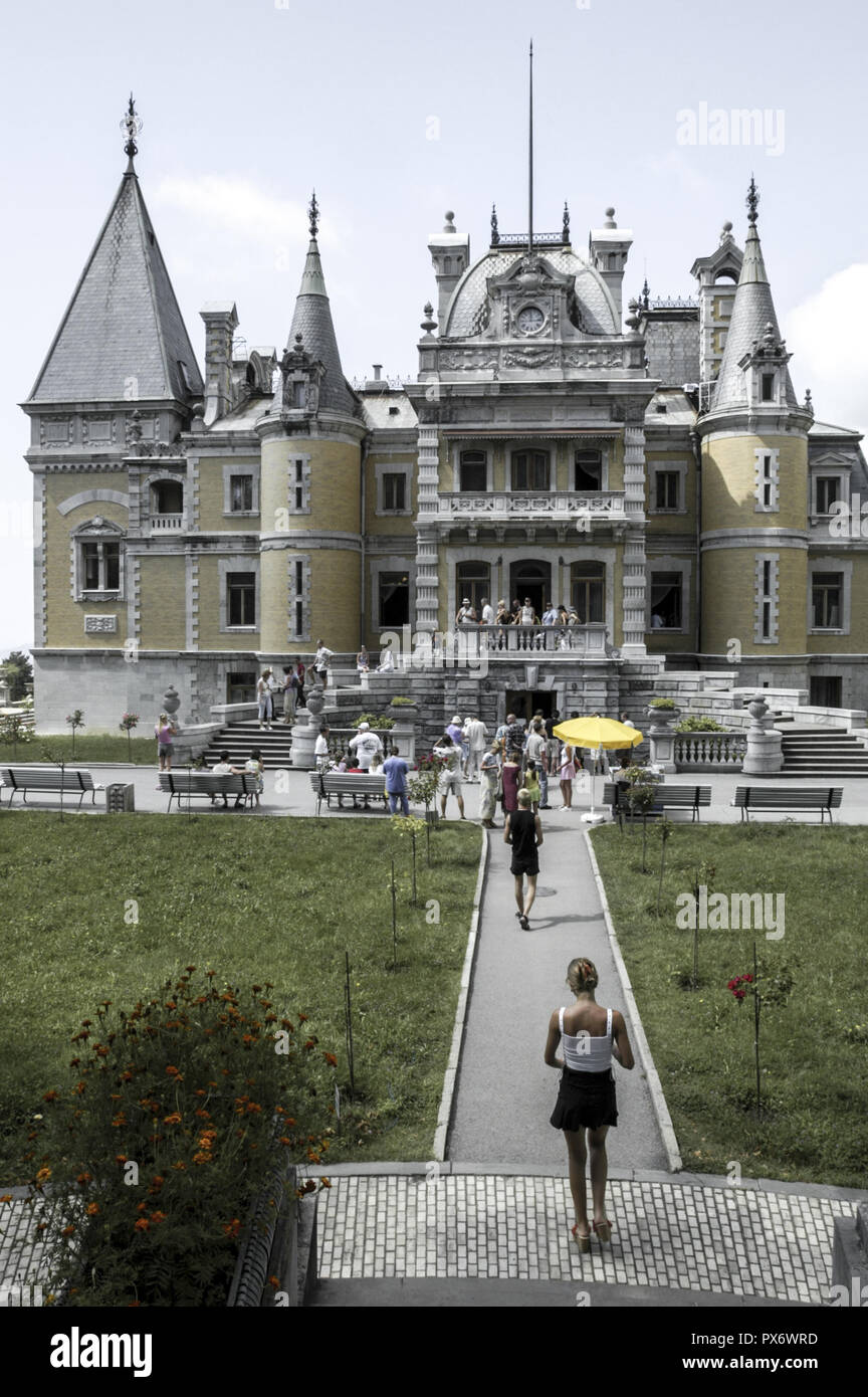 Crimea, Massandra palace, palace of Alexander III the third, Ukraine ...