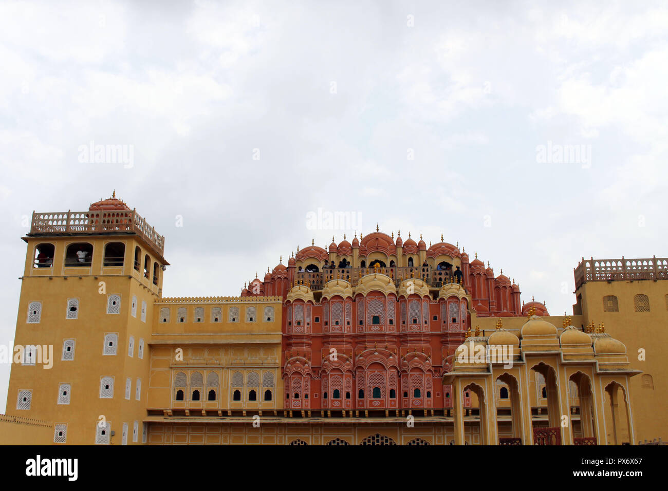 Inside hawa mahal palace winds hi-res stock photography and images - Alamy