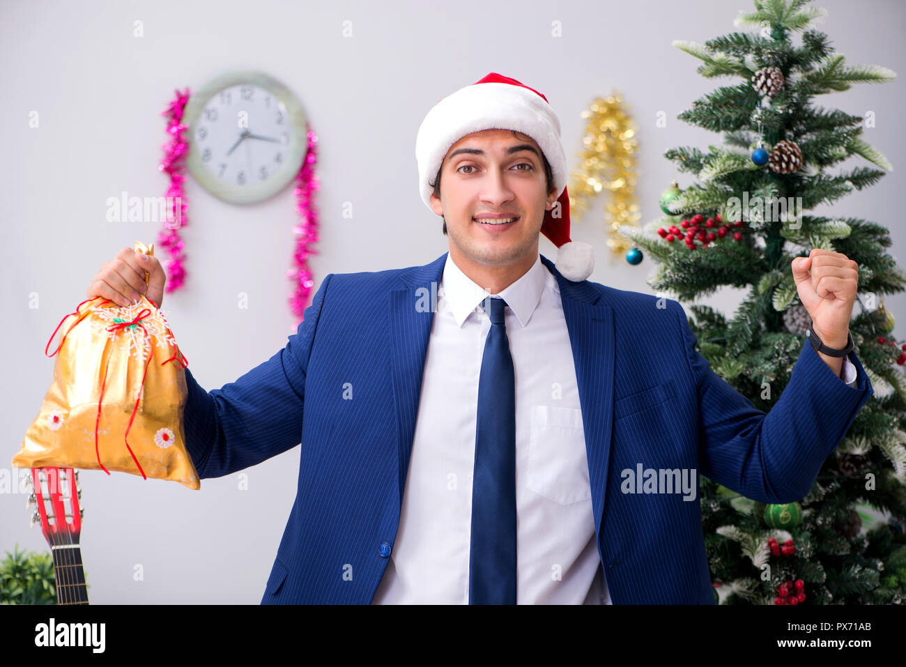 Busy employee working from home Stock Photo - Alamy
