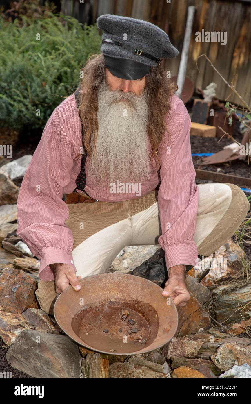 Traditional gold miner portrait hi-res stock photography and images - Alamy