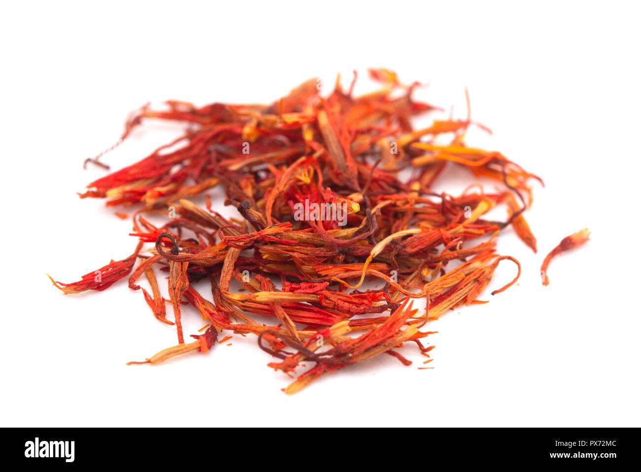 The Beautiful Red Spice of the Saffron Flower Stock Photo - Alamy