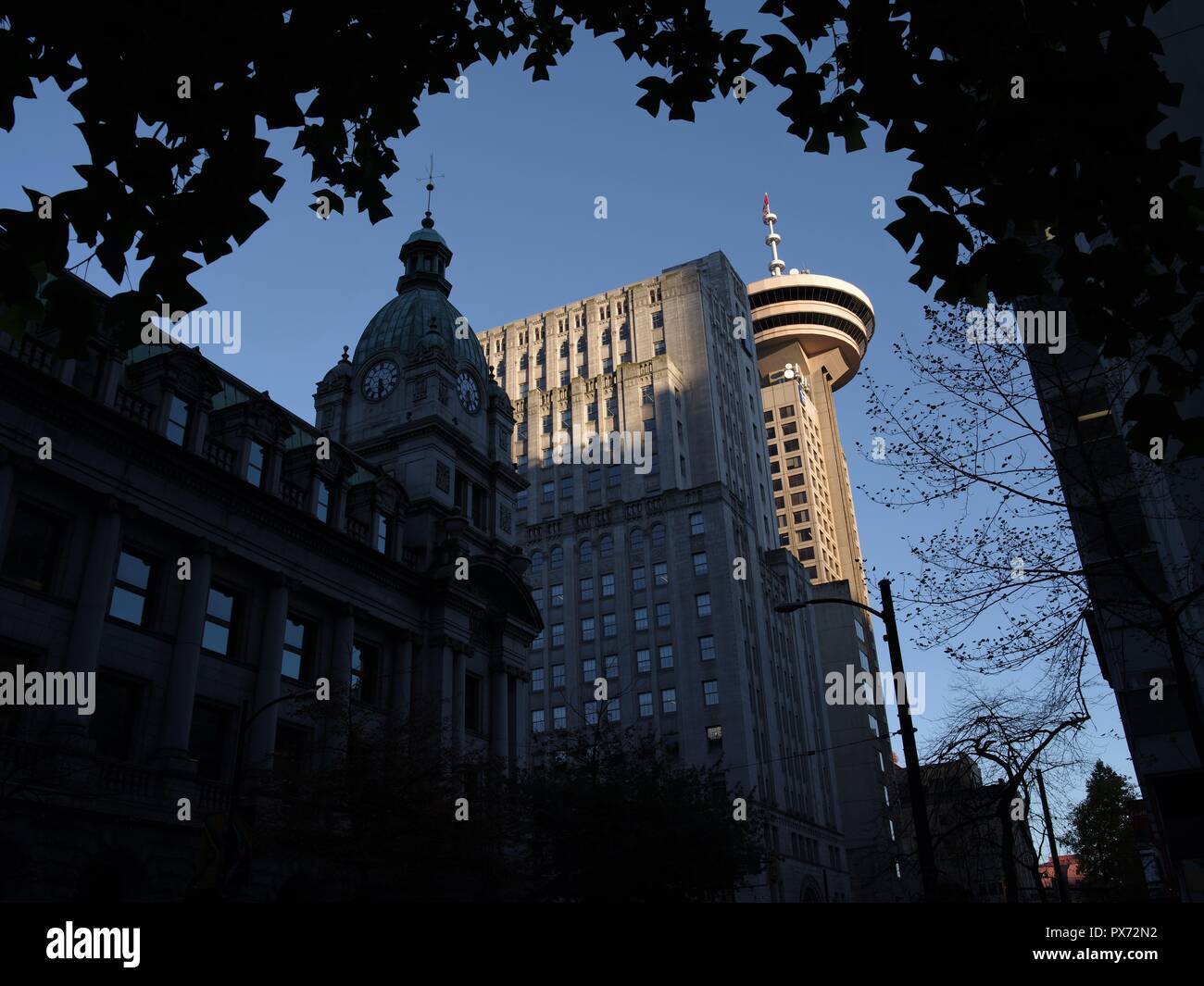 Harbour Centre & Revolving Restaurant, Vancouver, BC, Canada, Brian ...