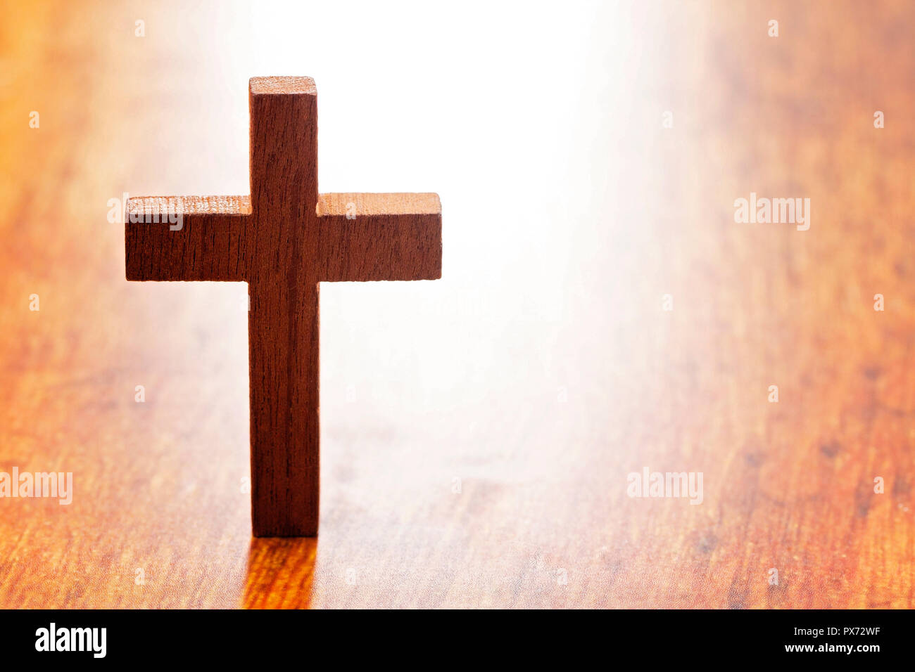 The Cross of Christ Illuminated from the Back Stock Photo - Alamy