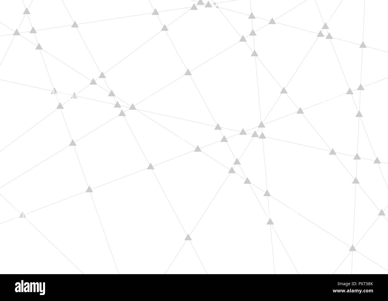 Abstract grey hi-tech communication lines background. Vector geometric ...