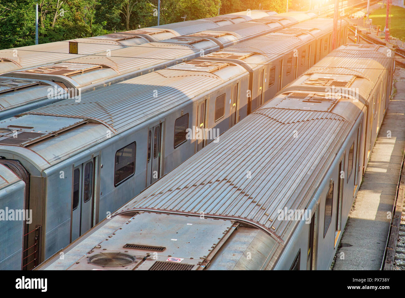 Toronto Subway TTC Depot Stock Photo - Alamy