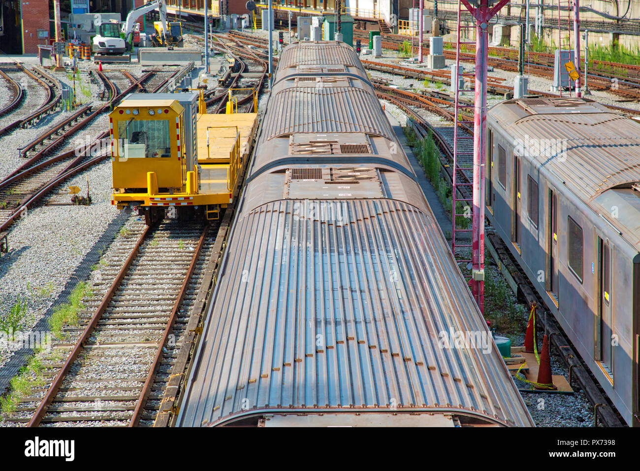 Toronto Subway TTC Depot Stock Photo - Alamy