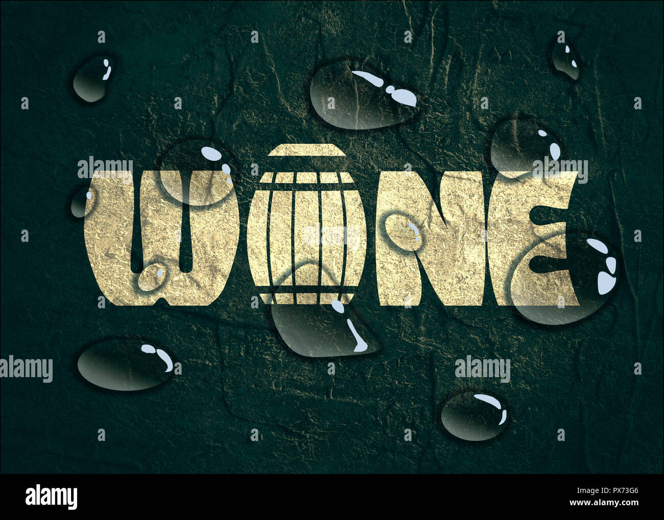 Wine logo design. Typography concept for vineyard. Abstract winery sign ...