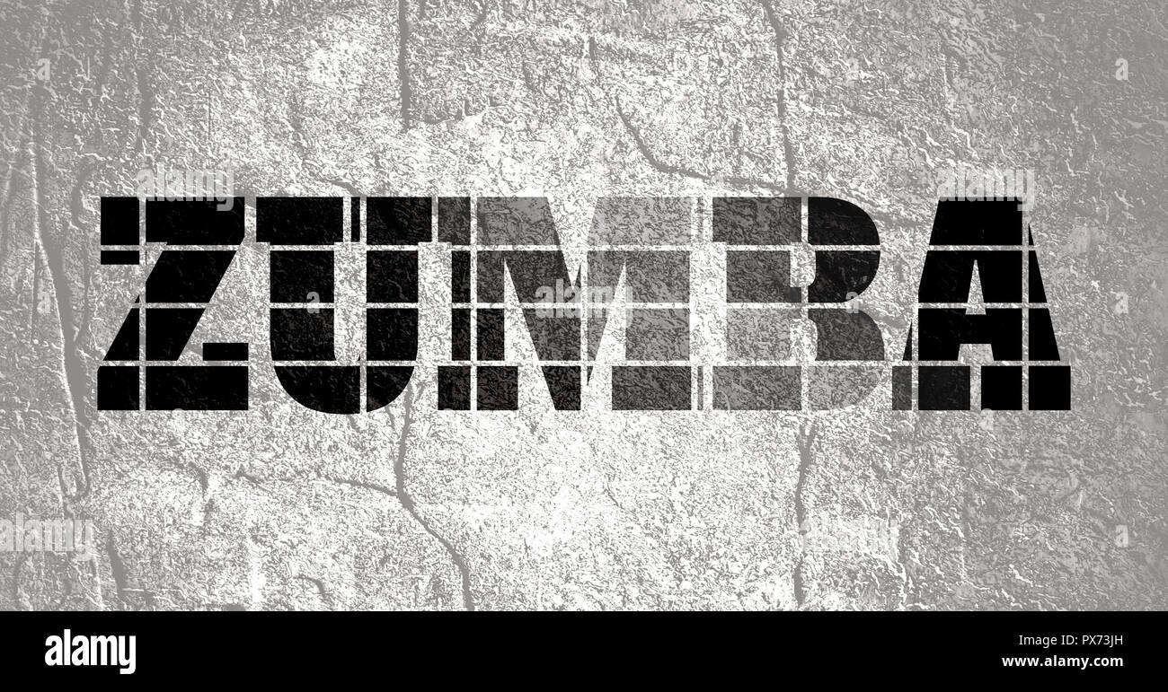 Zumba text hi-res stock photography and images - Alamy