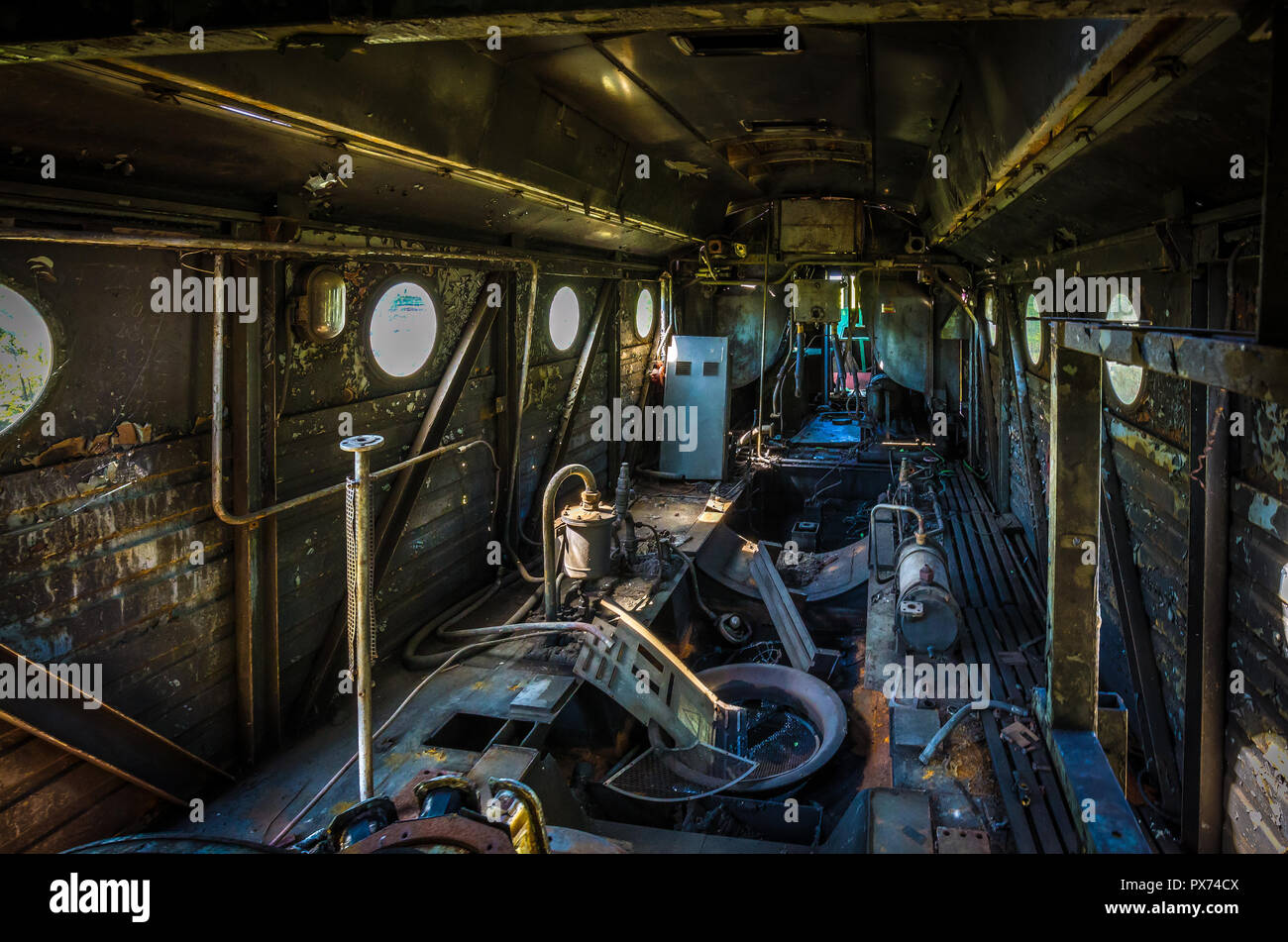 Diesel locomotive interior hi-res stock photography and images - Alamy
