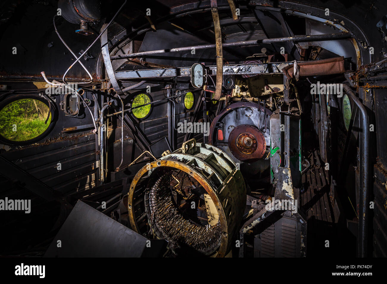 Diesel locomotive interior hi-res stock photography and images - Alamy