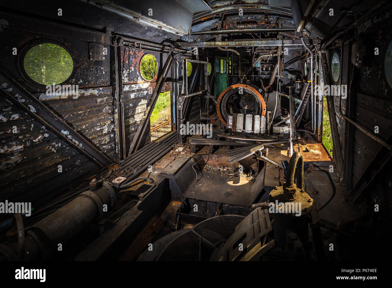 Diesel locomotive interior hi-res stock photography and images - Alamy
