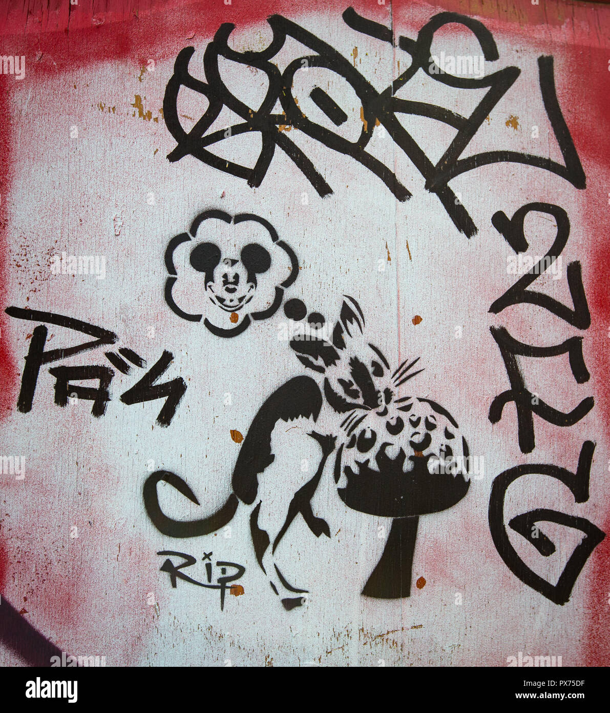 Artwork by RIP - Street Art London in and around Brick Lane ...