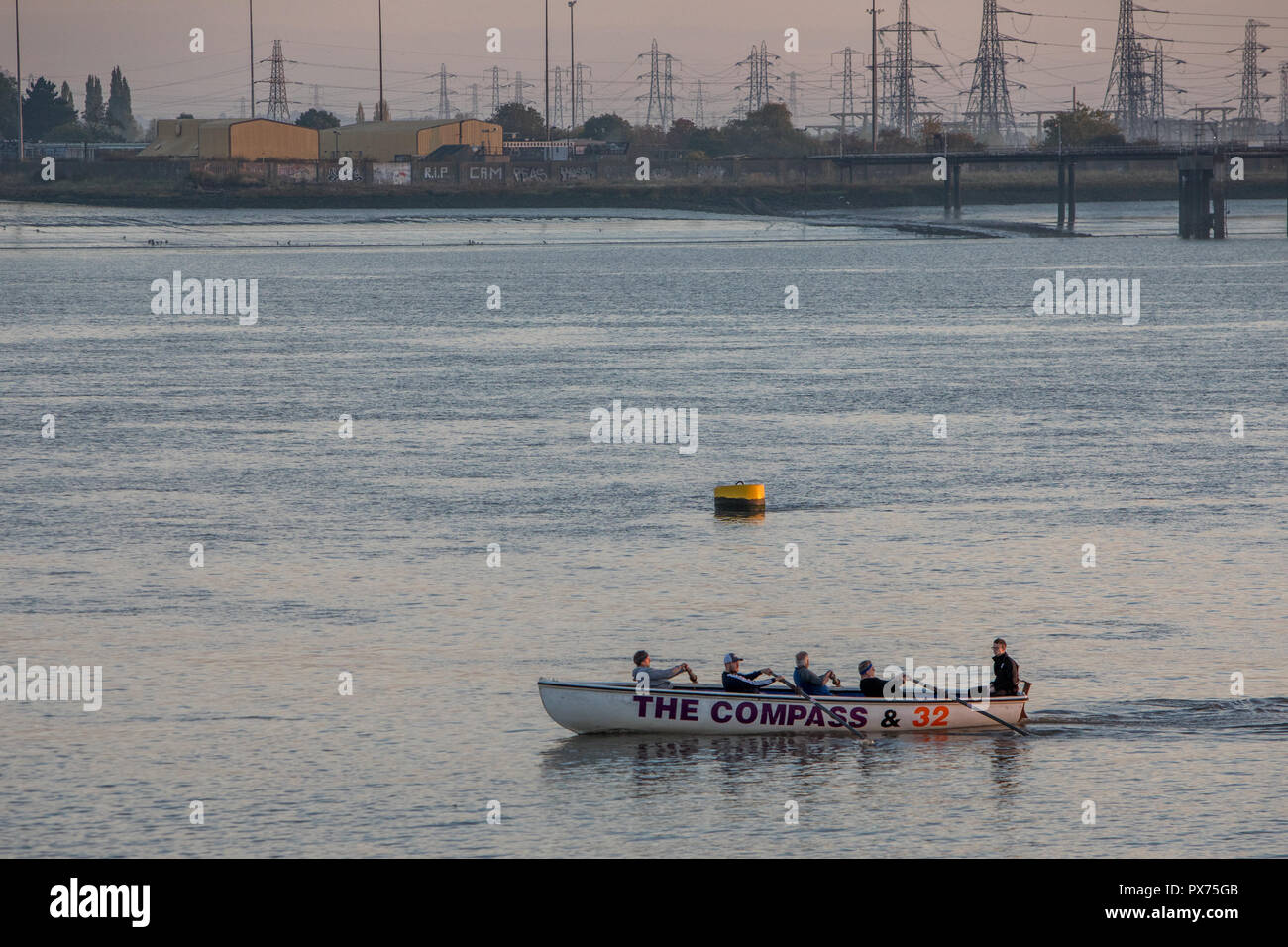 Stunning Skies above the river Thames at Gravesend Stock Photo - Alamy