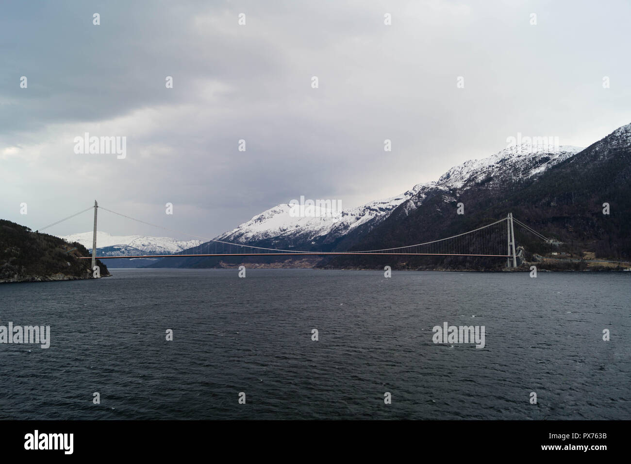 Hardangerbrua connecting hi-res stock photography and images - Alamy