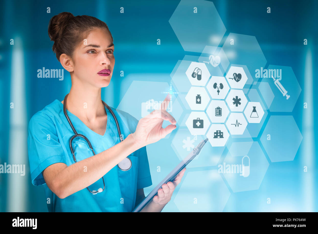 Hospital digital hi-res stock photography and images - Alamy