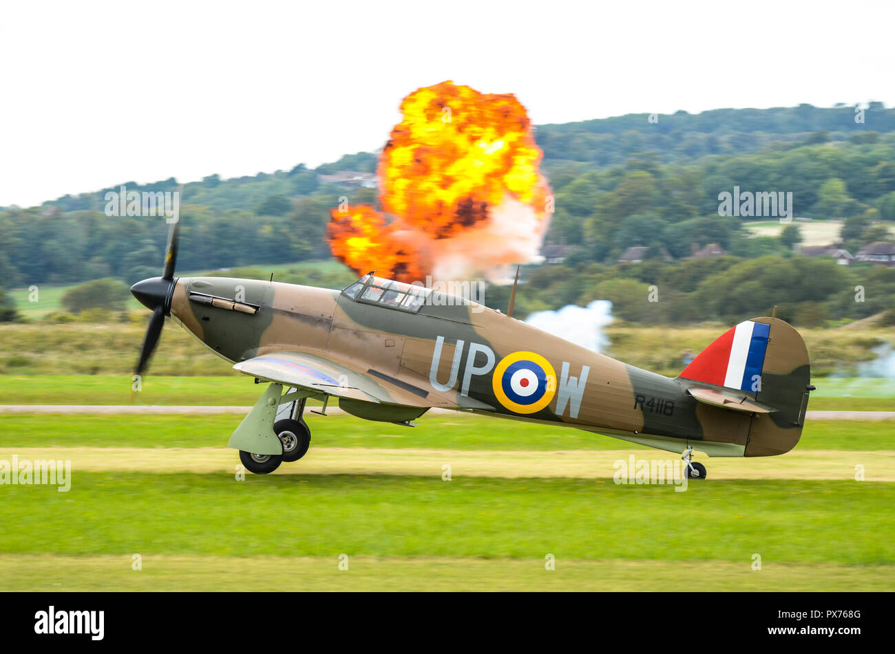 Exploding World War 2 Airplanes