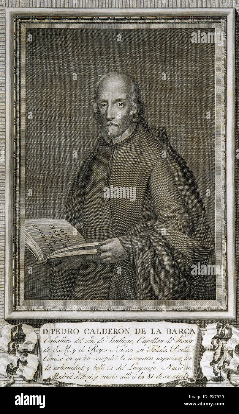 Pedro Caldero´n de la Barca (1600-1681). Dramatist, poet and writer of ...