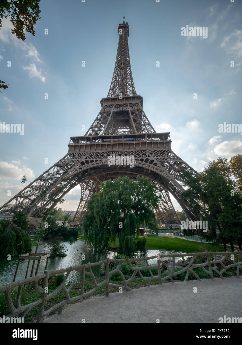 View of the Iconic Eiffel Tower In Paris France Stock Photo - Alamy