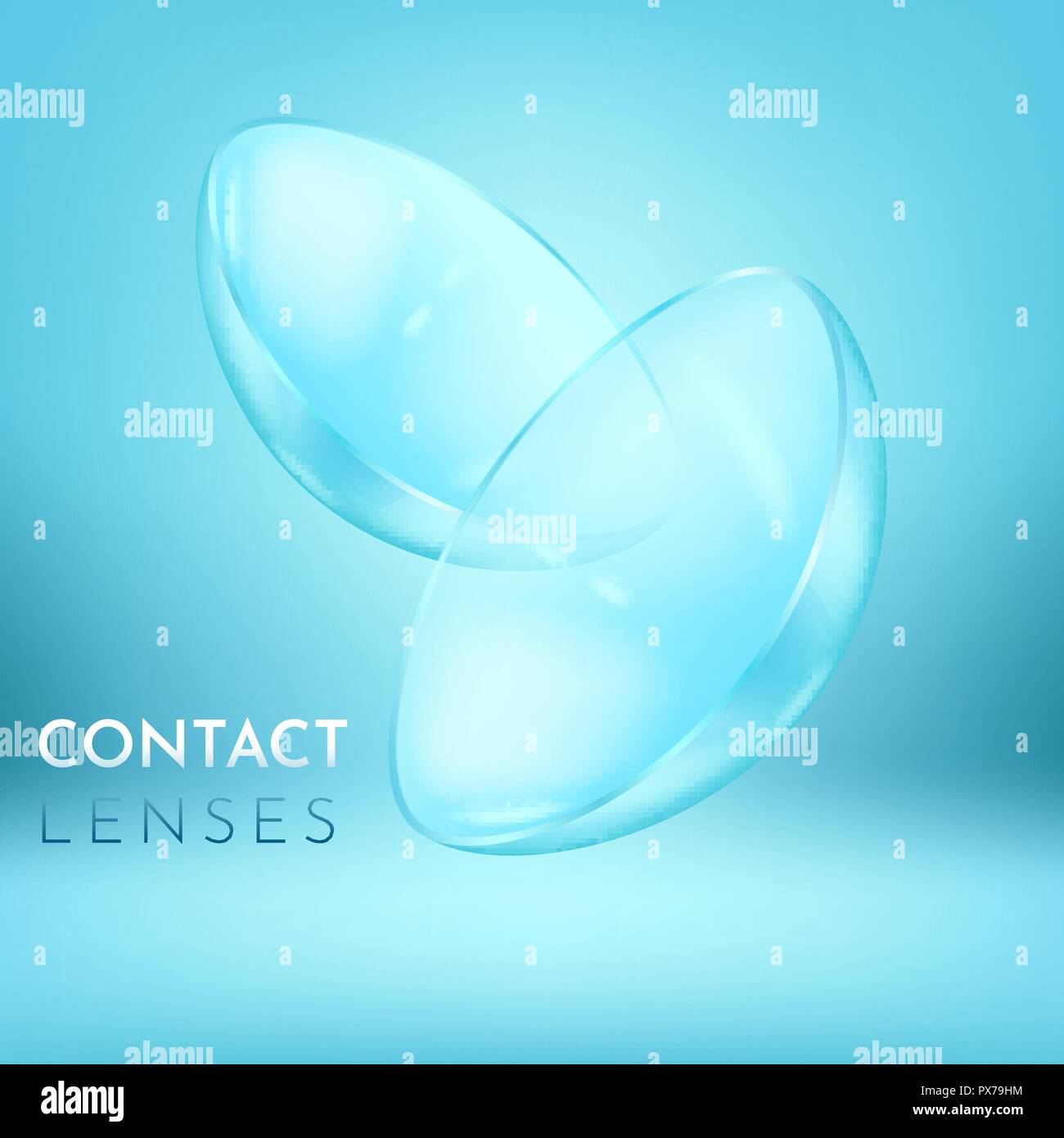 Contact eye lens on Stock Vector Images - Alamy