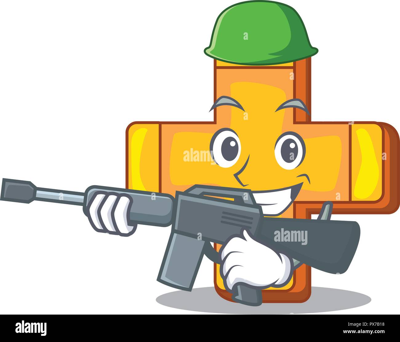 Army character line draw symbol plus sign Stock Vector Image & Art - Alamy