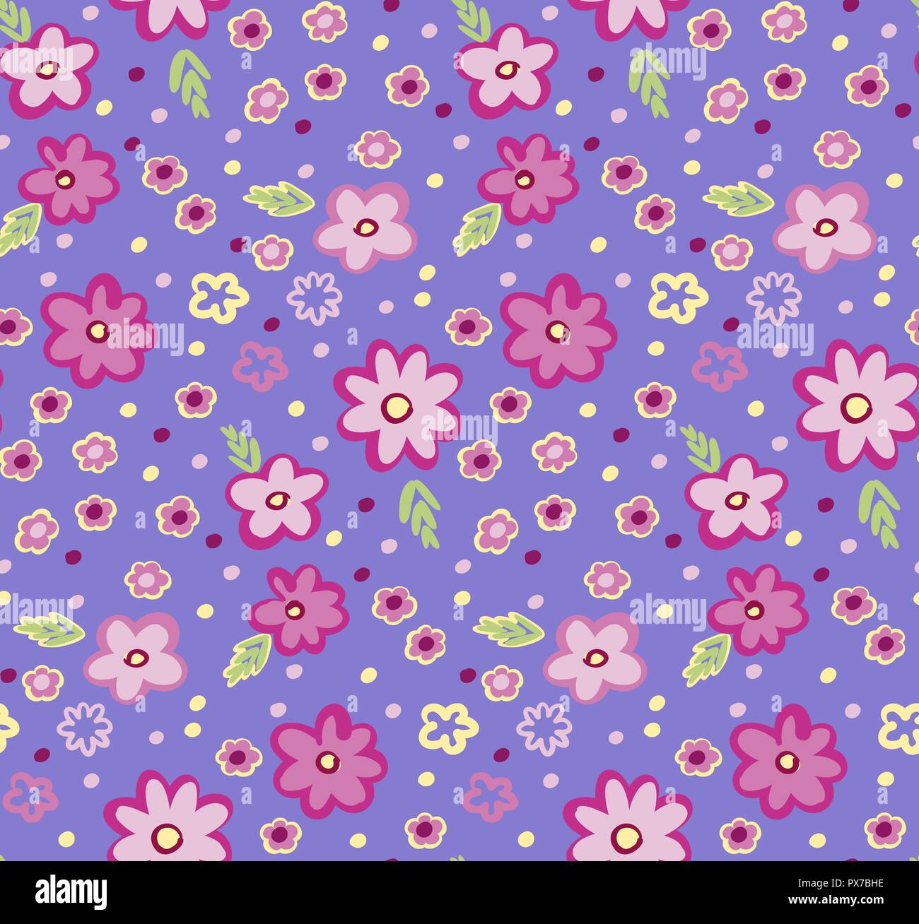 Beautiful flowers in garden small Stock Vector Images - Alamy