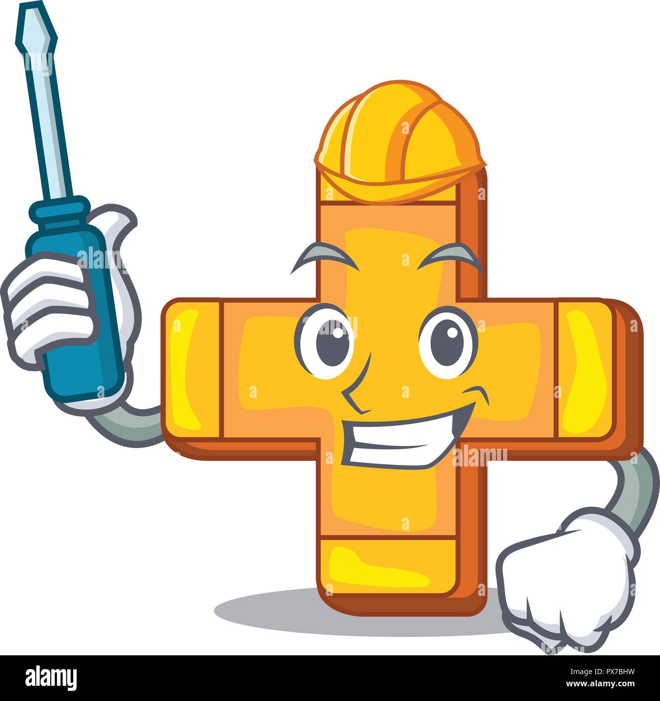 Automotive plus sign isolated on the mascot Stock Vector Image & Art ...