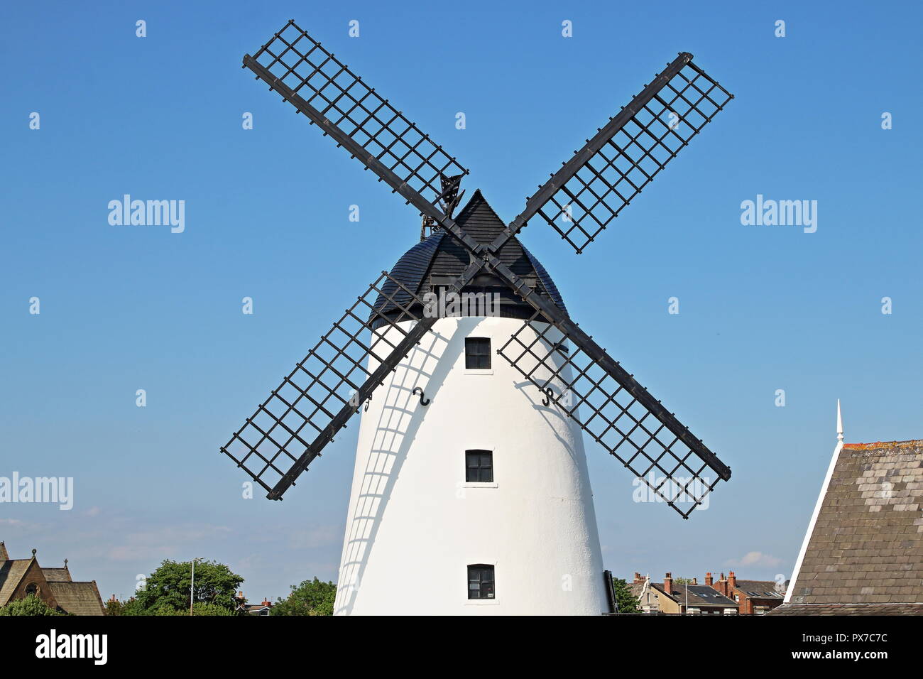 Lytham Windmill, Lytham, Lancashire, United Kingdom Stock Photo - Alamy