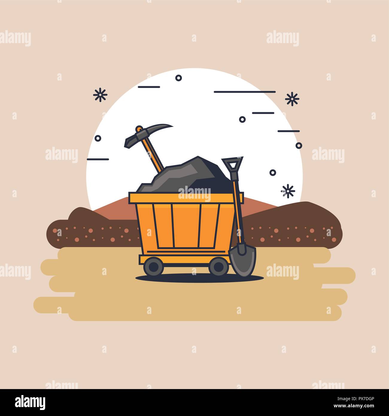 Mine zone Stock Vector Images - Alamy