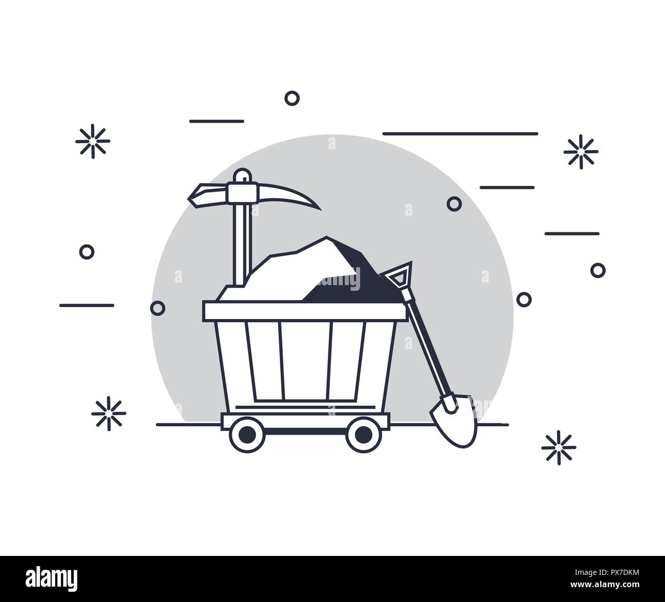 Mine zone Stock Vector Images - Alamy