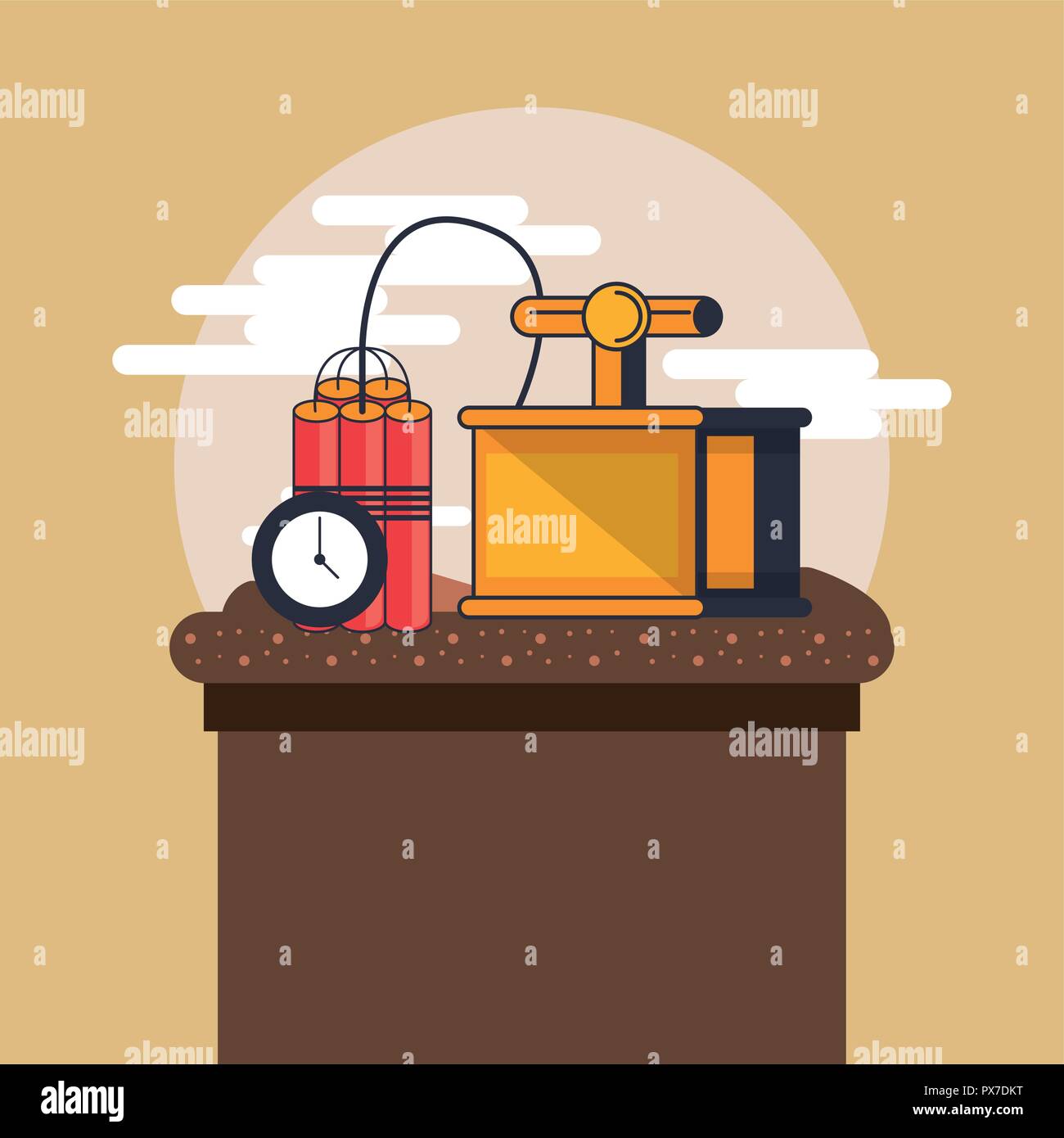 Explosives production Stock Vector Images - Alamy