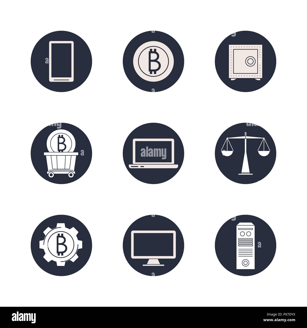 bitcoin mining card Stock Vector Image & Art - Alamy