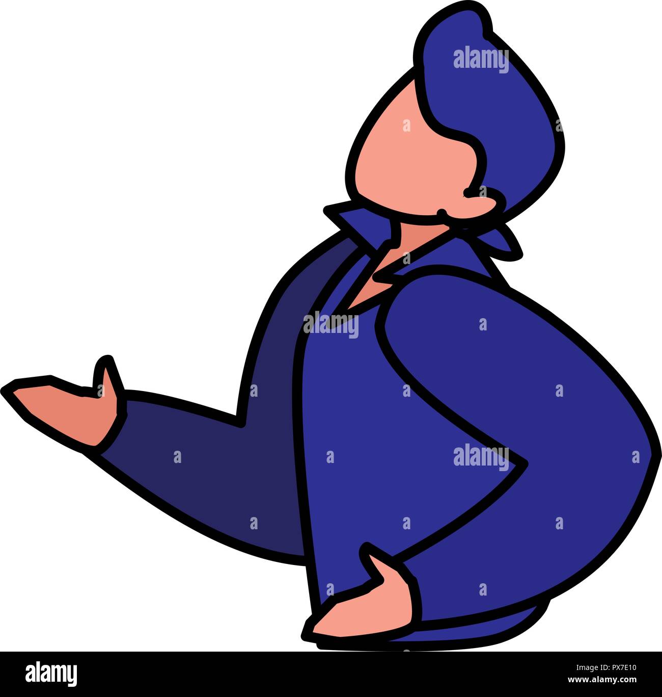 retro dancer man icon over white background, vector illustration Stock ...