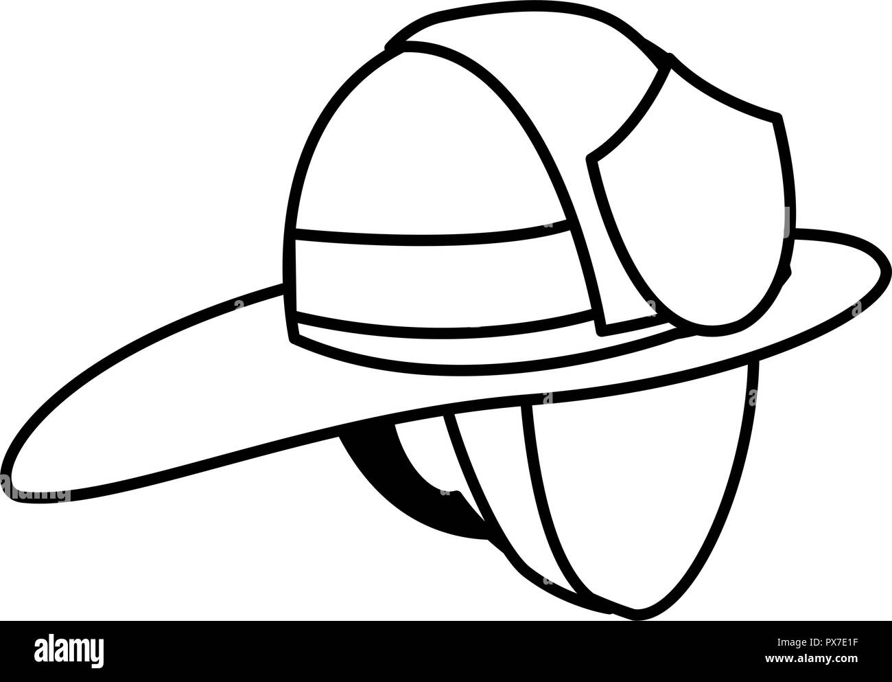 avatar fireman with helmet over white background, vector illustration ...