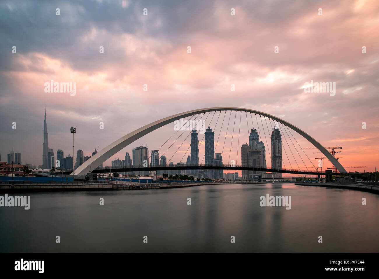 Dubai, United Arab Emirates, 20th october 2018: Tolerance bridge at ...