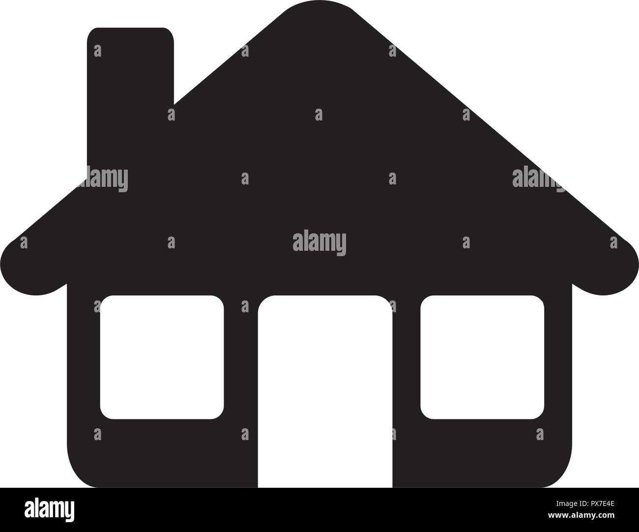 house exterior facade icon vector illustration design Stock Vector ...